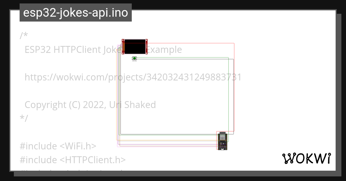 Esp32 Jokes O Copy Wokwi Esp32 Stm32 Arduino Simulator 8767