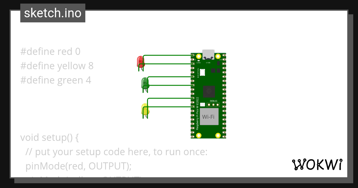 Lights Wokwi Esp32 Stm32 Arduino Simulator 