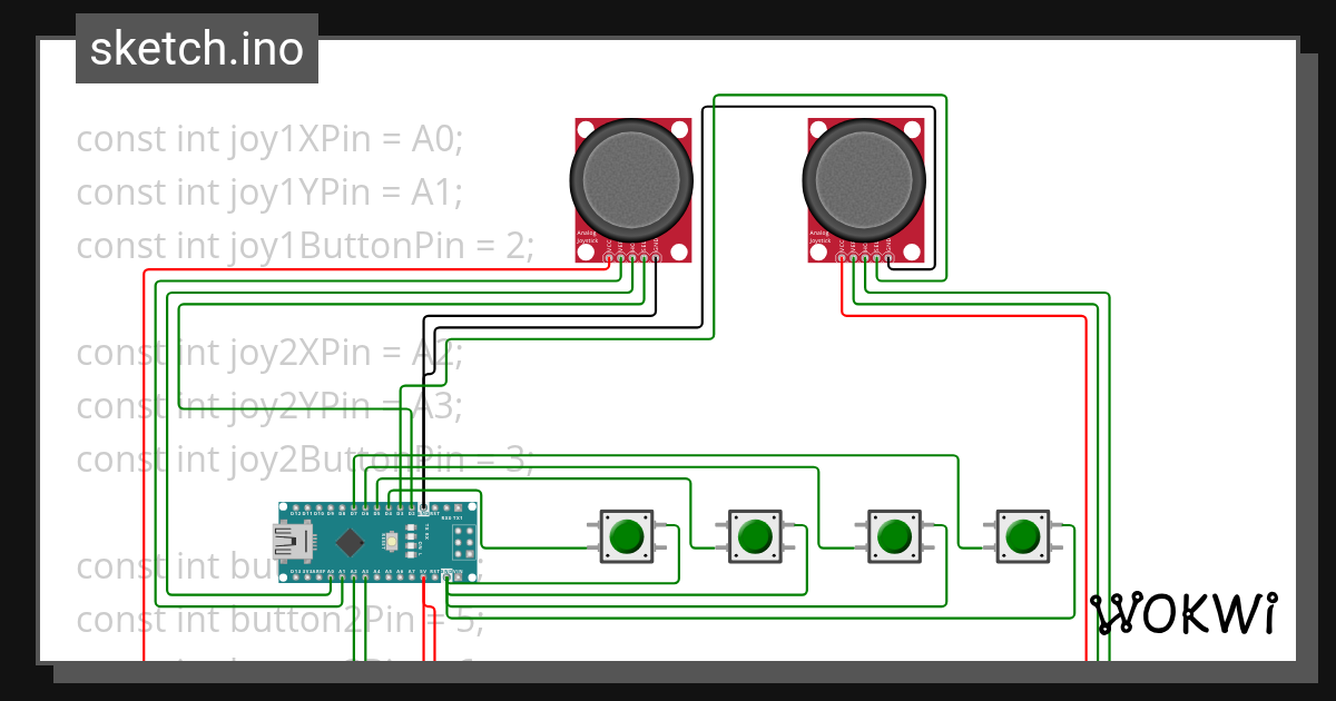 Joystick - Wokwi ESP32, STM32, Arduino Simulator