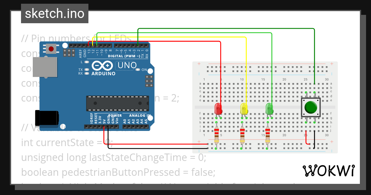 CatedrillaMarc-assignment2 - Traffic Light Simulator - Wokwi ESP32, STM32, Arduino Simulator