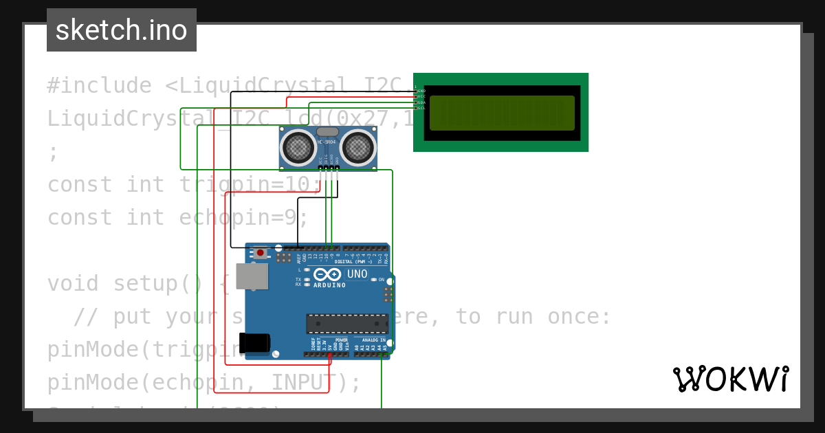 Ulra Sonic Wokwi Esp32 Stm32 Arduino Simulator 0751