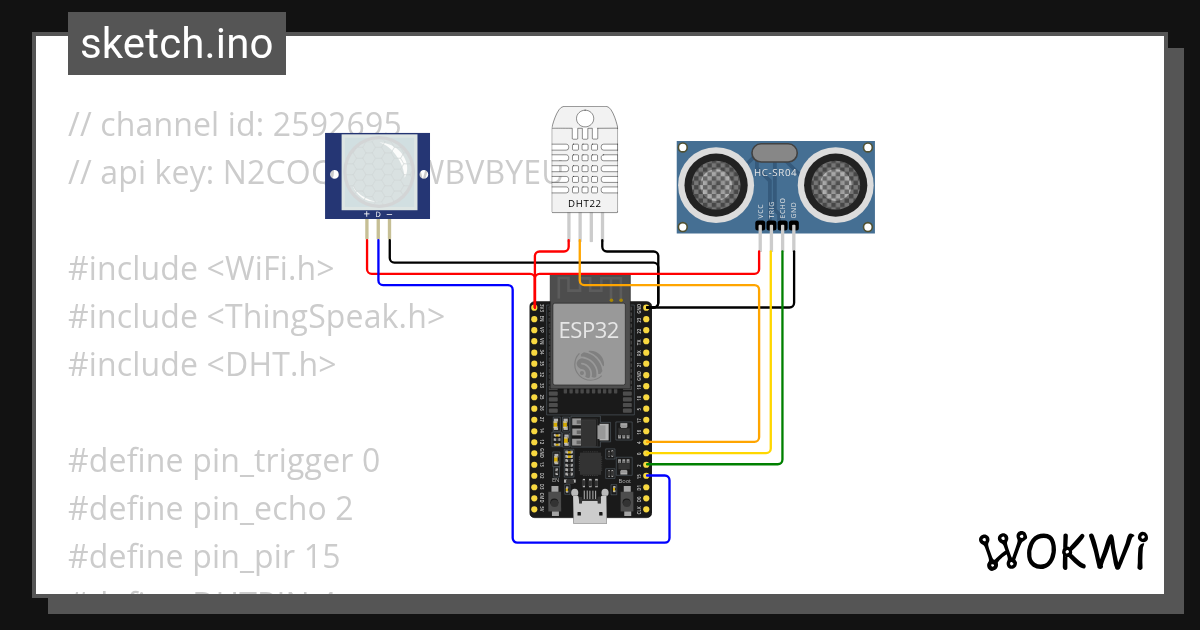 Project2 - Wokwi ESP32, STM32, Arduino Simulator