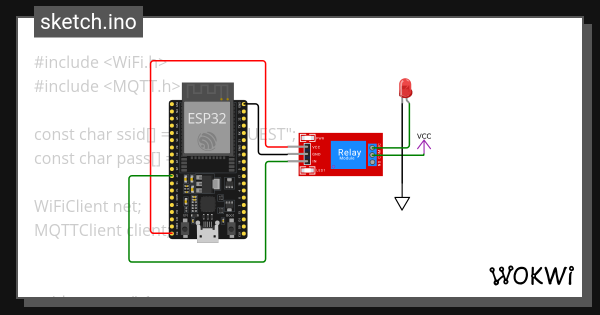ESP32-MQTT - Wokwi ESP32, STM32, Arduino Simulator
