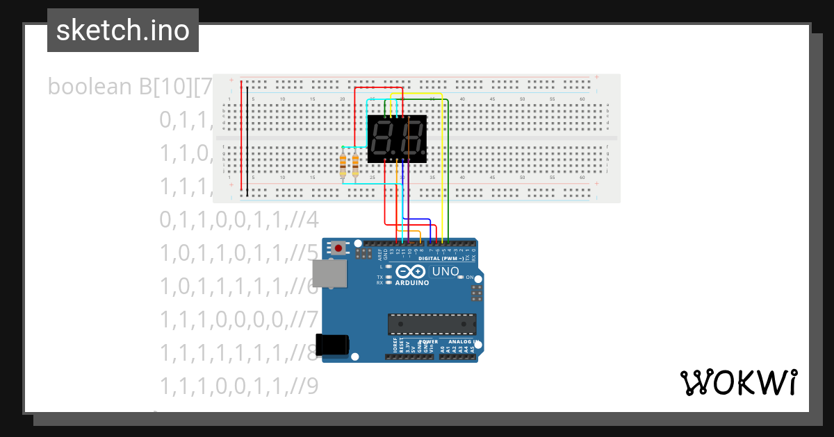 dos catodos - Wokwi ESP32, STM32, Arduino Simulator