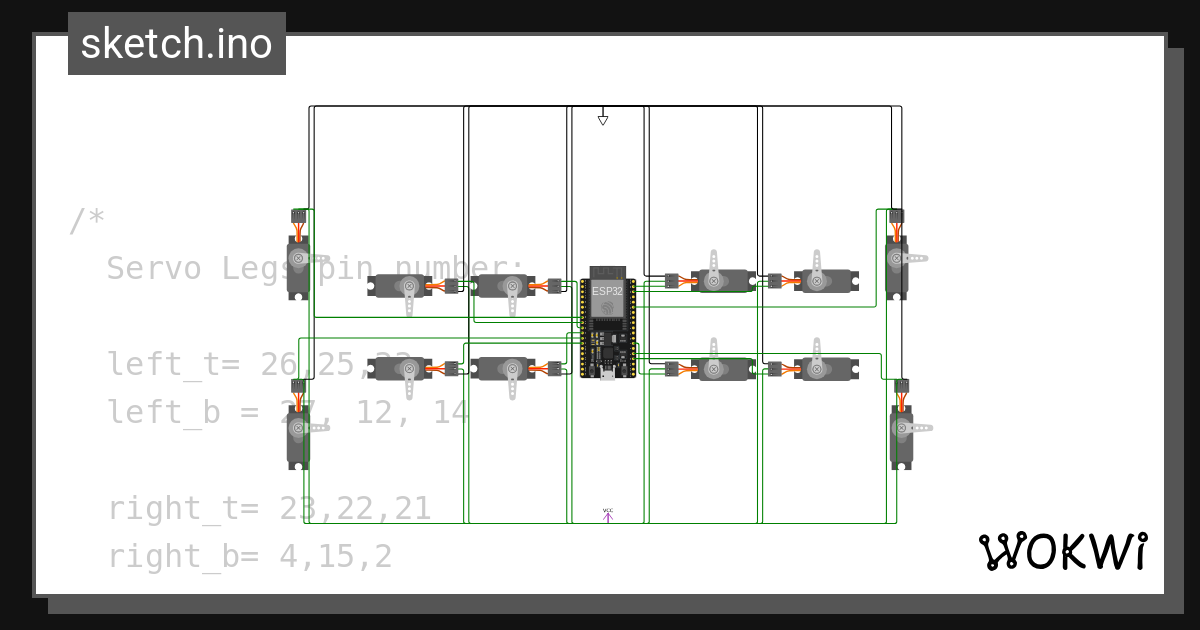 12dof Spider Servo Controller Copy 2 Wokwi Esp32 Stm32 Arduino