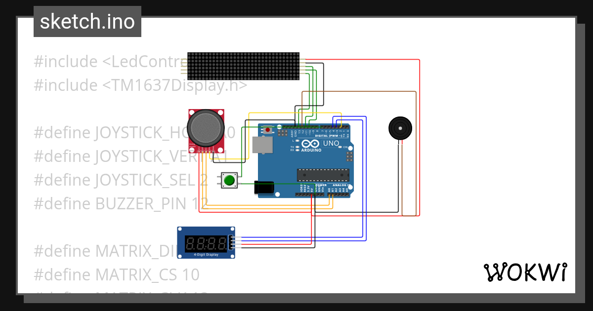 snake #2 updated - Wokwi ESP32, STM32, Arduino Simulator