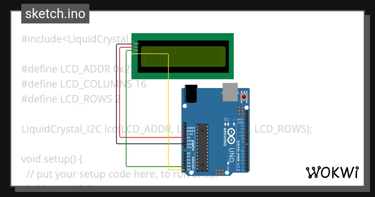 Easily Code Lcd Display Wokwi Esp32 Stm32 Arduino Simulator 6785