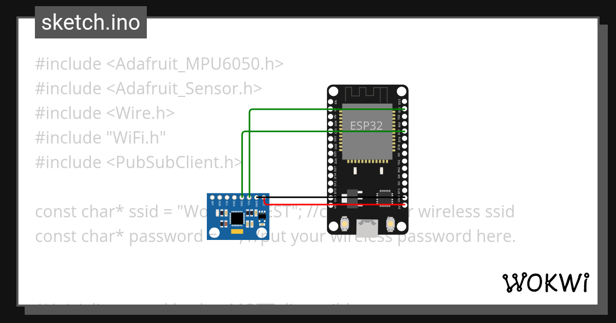 esp32-mpu - Wokwi ESP32, STM32, Arduino Simulator