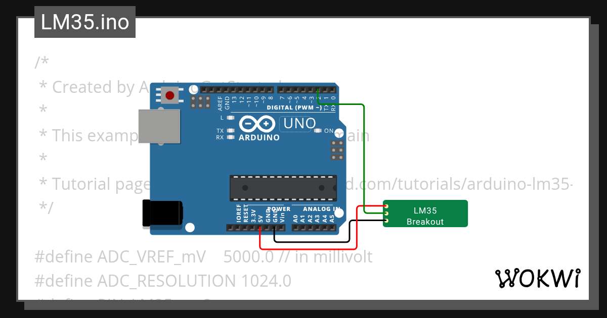 MFB & LM35 - Wokwi ESP32, STM32, Arduino Simulator