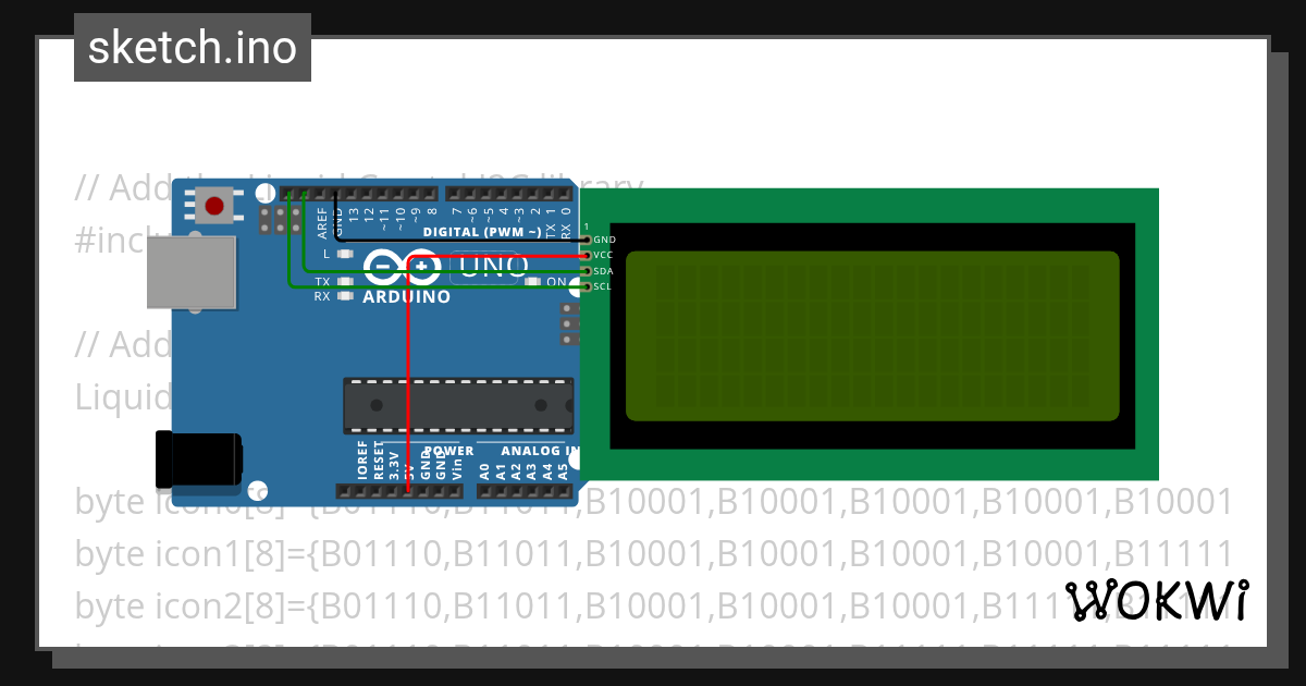 LCD - Wokwi ESP32, STM32, Arduino Simulator