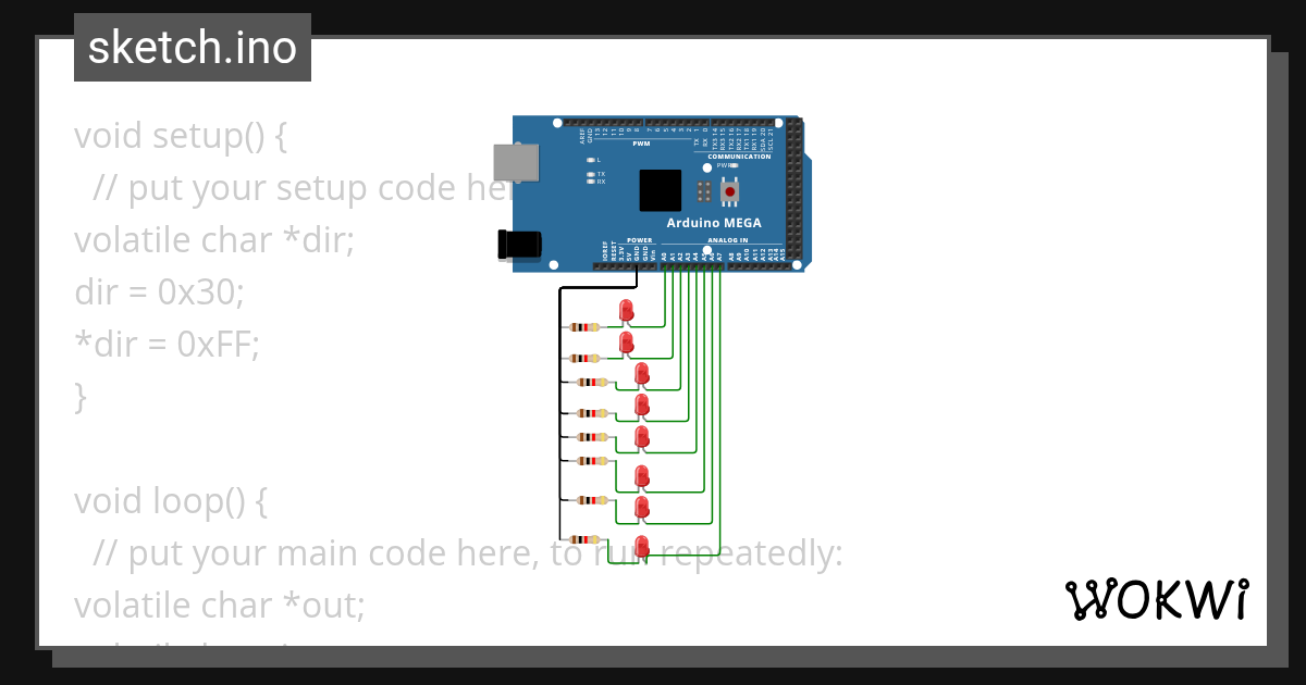 Q4glowled1by1andoff Wokwi Esp32 Stm32 Arduino Simulator 