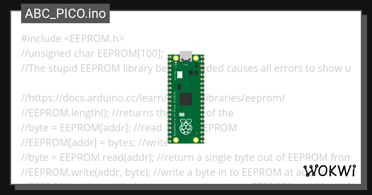 ABC_PICO.ino - Wokwi ESP32, STM32, Arduino Simulator