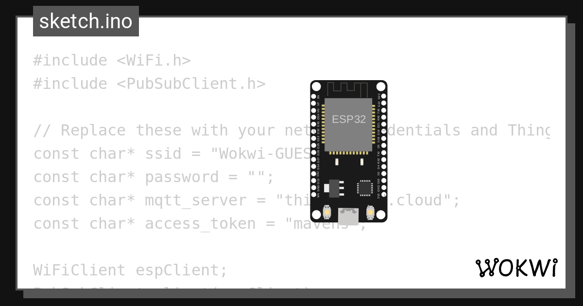 Thingsboard Mqtt Esp32 New Wokwi Esp32 Stm32 Arduino Simulator 8333