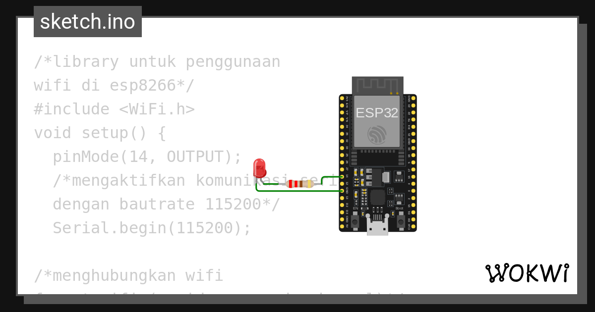 Tugas 11 Wokwi Esp32 Stm32 Arduino Simulator 9676