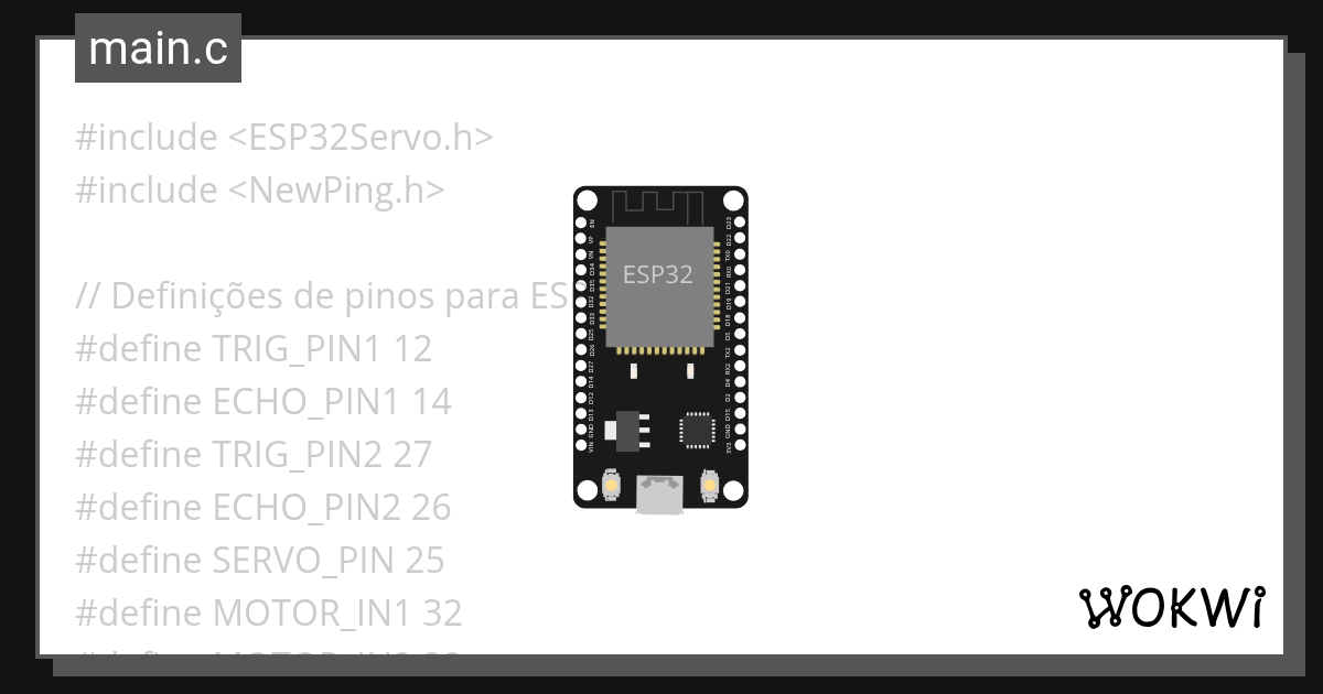 robo_cachorro - Wokwi ESP32, STM32, Arduino Simulator