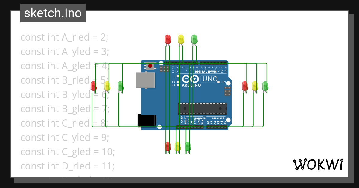lights on - Wokwi ESP32, STM32, Arduino Simulator