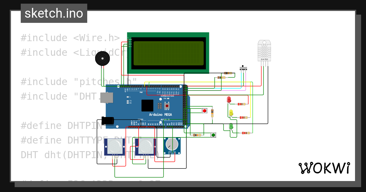 Alaram Wokwi Esp32 Stm32 Arduino Simulator