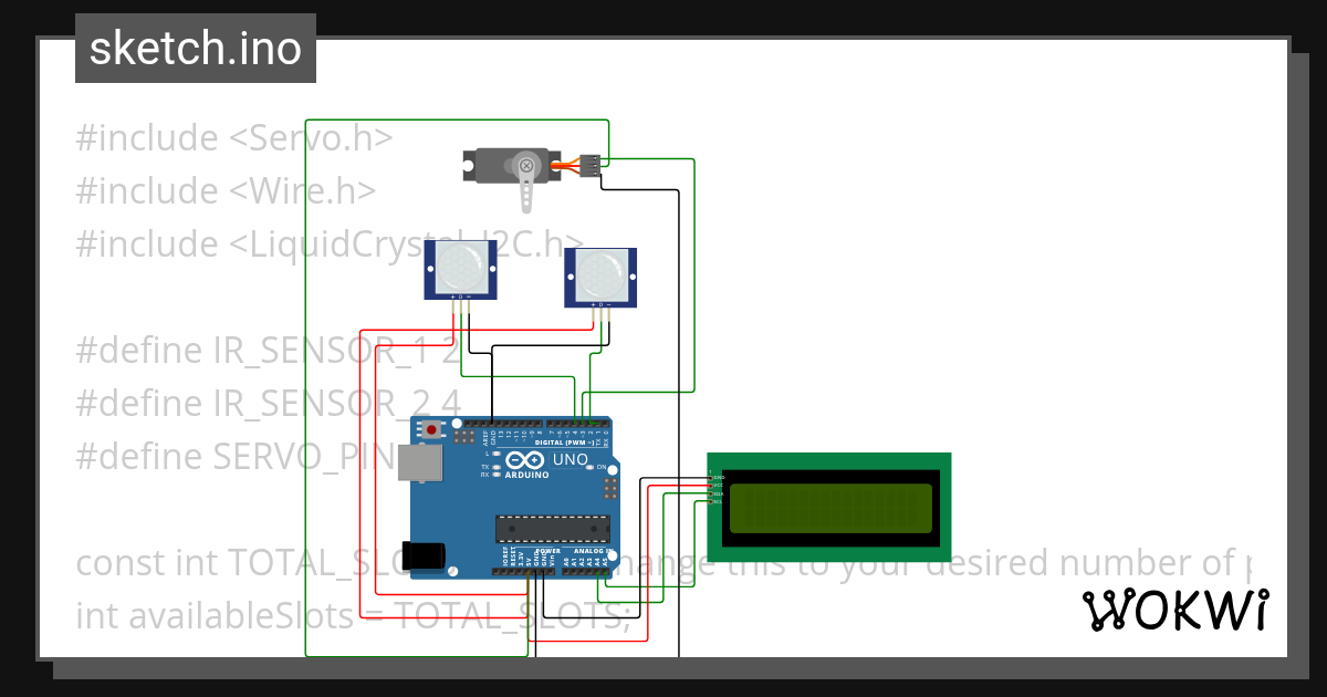 Parking Wokwi Esp32 Stm32 Arduino Simulator 
