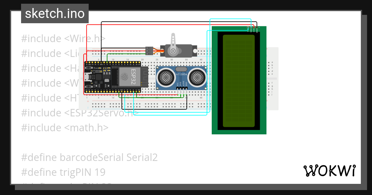 Smart School Object Detection System - Roza and Yahara Copy - Wokwi ESP32, STM32, Arduino Simulator