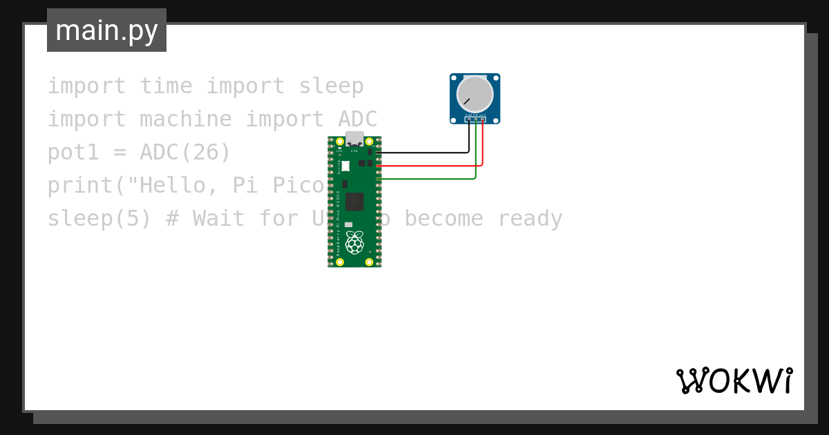 Potentiometre Wokwi Esp32 Stm32 Arduino Simulator