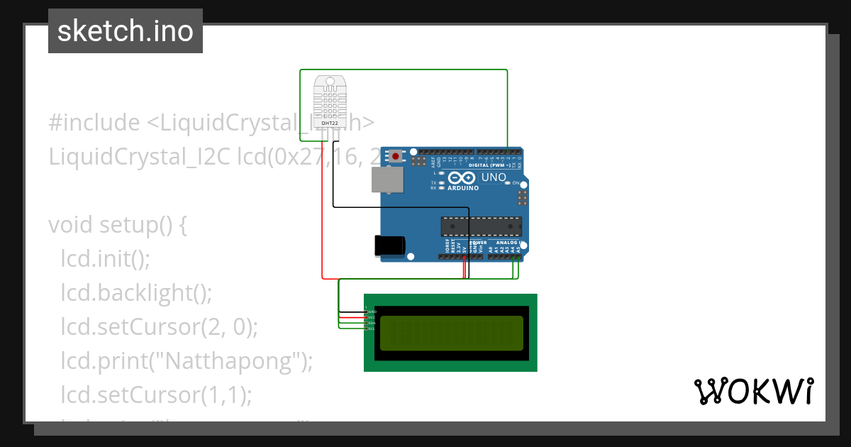 ใบงานที่ 11 ณัฐพงศ์ Wokwi Esp32 Stm32 Arduino Simulator 3629