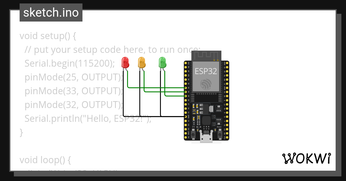 babik led pro 2.2 - Wokwi ESP32, STM32, Arduino Simulator