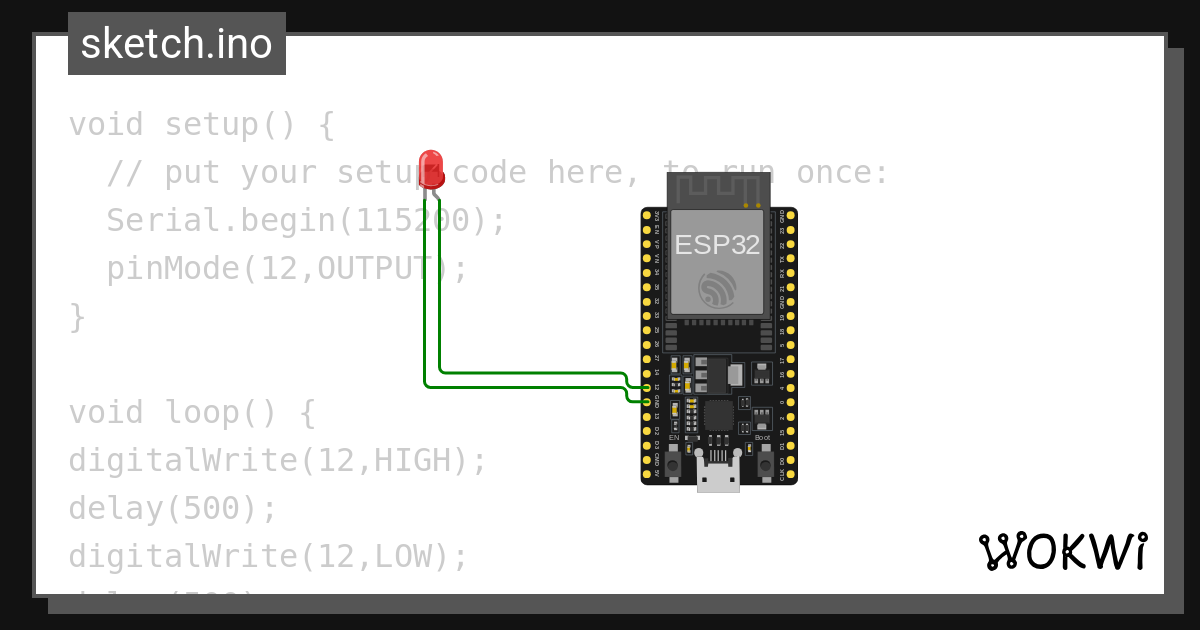23591356 Dhanushblinking Light Wokwi Esp32 Stm32 Arduino Simulator 9308