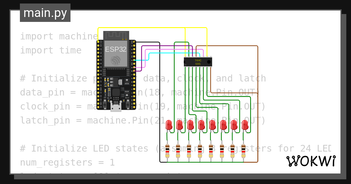 Esp With Led Jennn Modify Wokwi Esp32 Stm32 Arduino Simulator