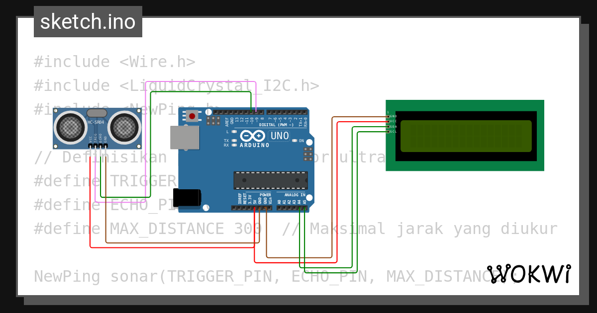 Rafi Kadar Tinggi Air Wokwi Esp32 Stm32 Arduino Simulator