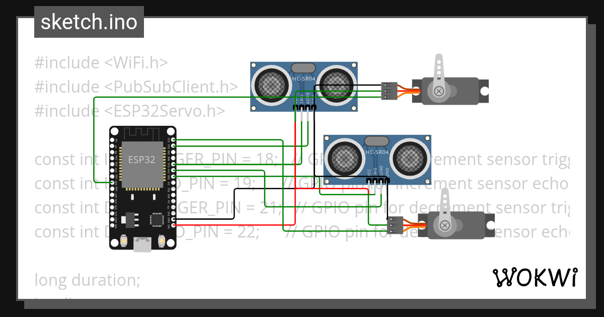 Iot_parking_1 Copy (5) - Wokwi ESP32, STM32, Arduino Simulator