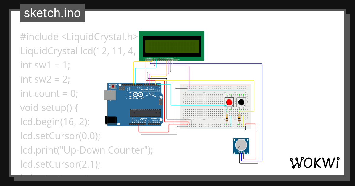 LCD1 - Wokwi ESP32, STM32, Arduino Simulator