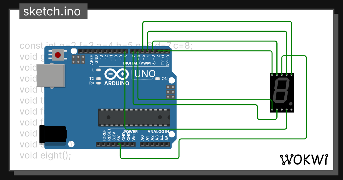 7_sigment_display_uno_test Copy - Wokwi ESP32, STM32, Arduino Simulator