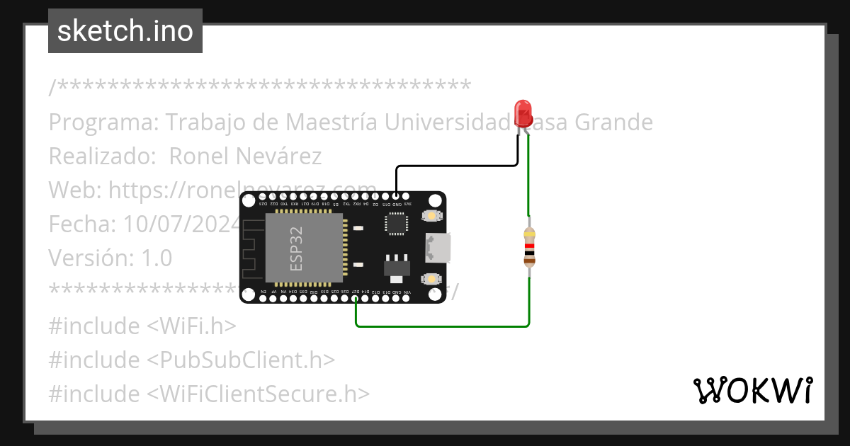 Wokwi - Online ESP32, STM32, Arduino Simulator
