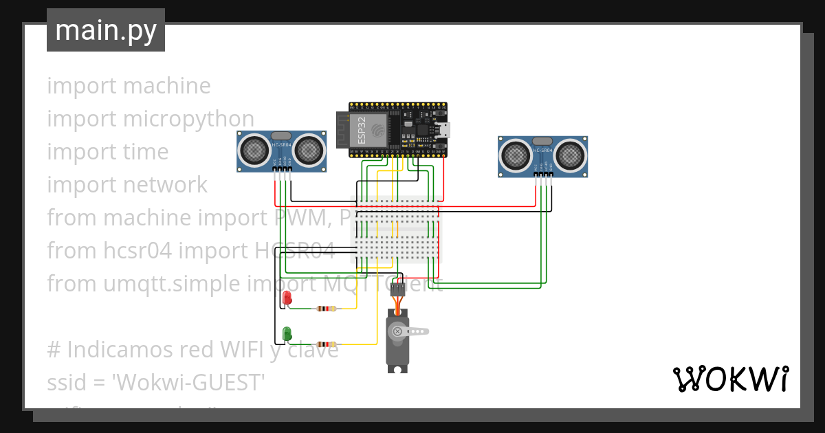 proyecto - Wokwi ESP32, STM32, Arduino Simulator