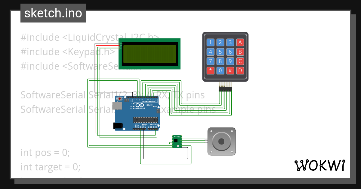 motion controller - Wokwi ESP32, STM32, Arduino Simulator