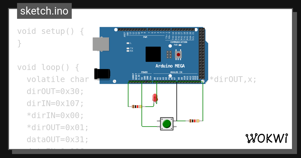 Buttonled Wokwi Esp32 Stm32 Arduino Simulator