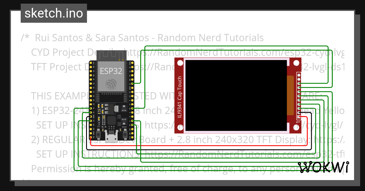 Wokwi - Online ESP32, STM32, Arduino Simulator