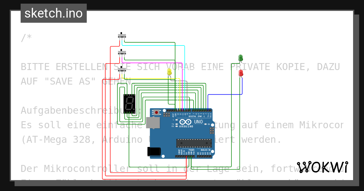 Aufgabezählerschaltung7segment Wokwi Esp32 Stm32 Arduino Simulator 0633