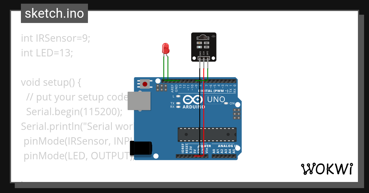 IR - Wokwi ESP32, STM32, Arduino Simulator