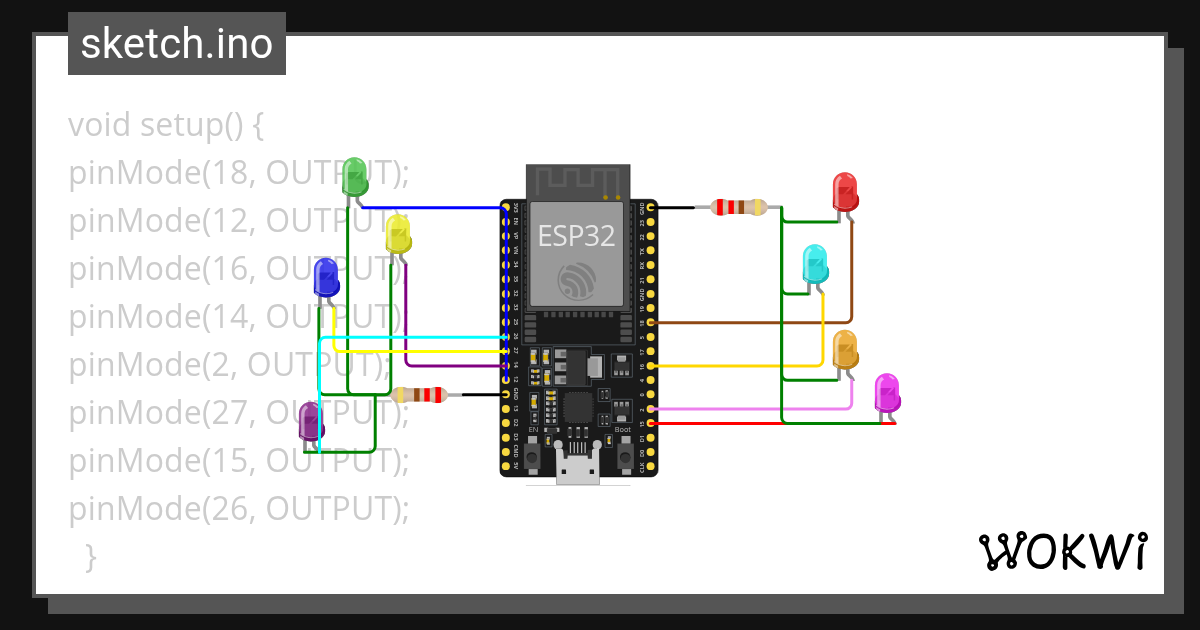RETO 2 - Wokwi ESP32, STM32, Arduino Simulator