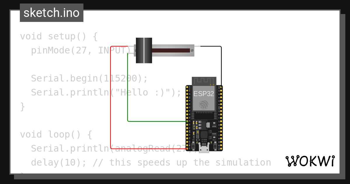 Fader Test Wokwi Esp32 Stm32 Arduino Simulator 2141