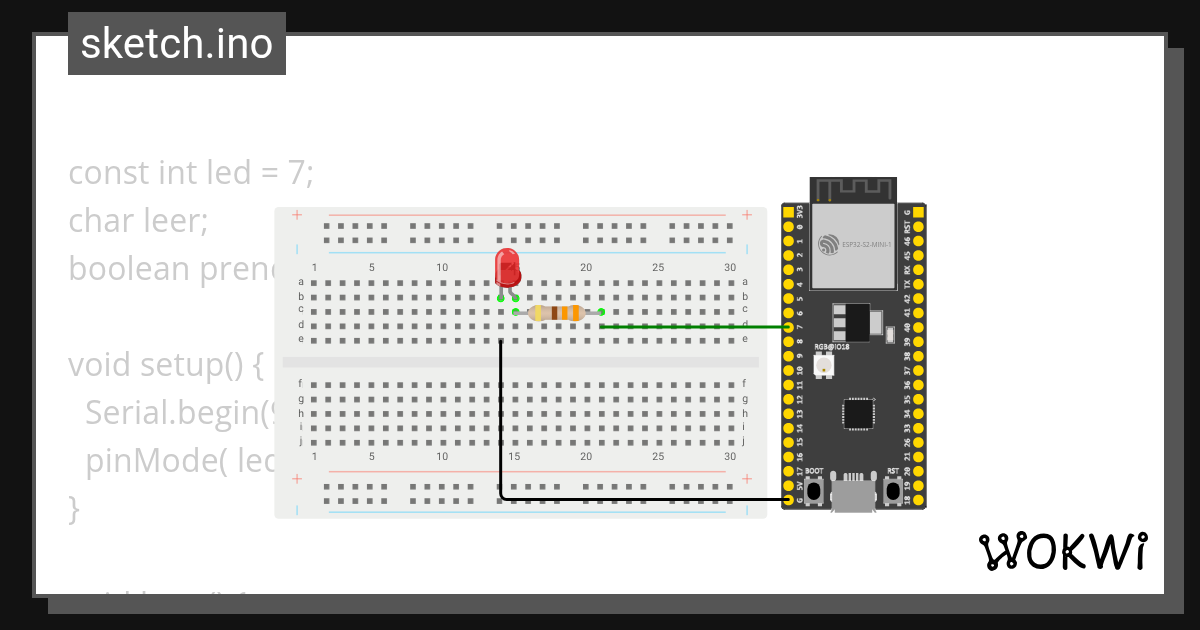 Ledyletra Wokwi Esp32 Stm32 Arduino Simulator 