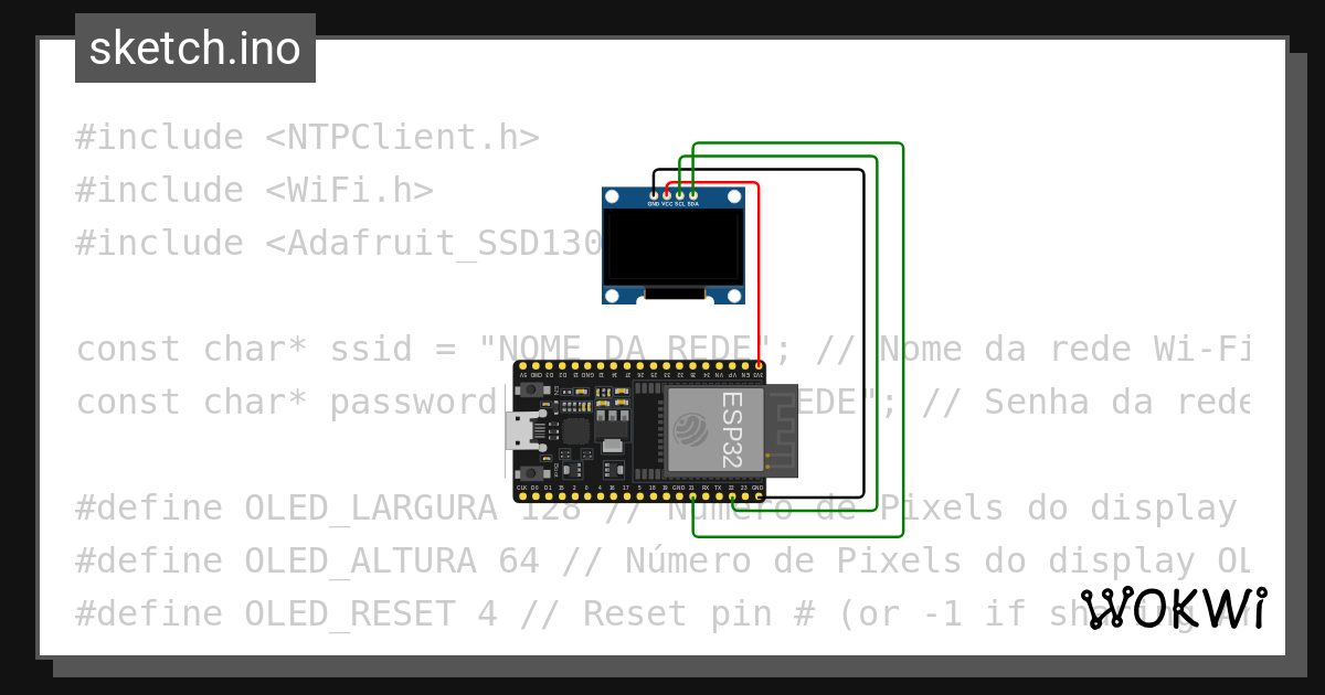 Relogio Digital Wokwi Esp32 Stm32 Arduino Simulator 1947