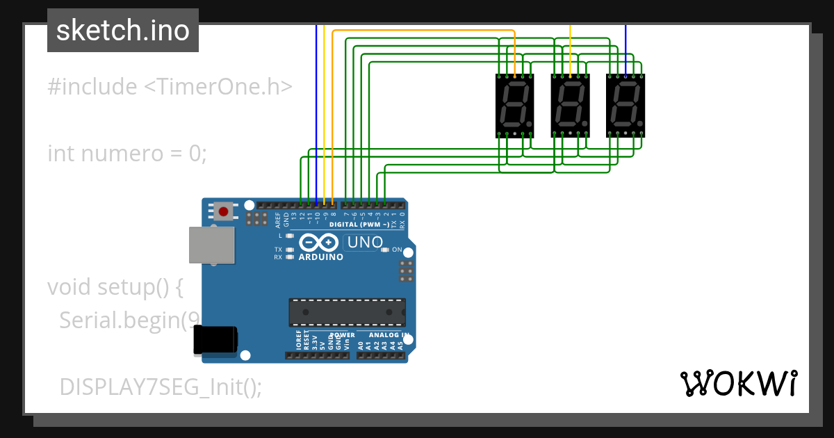 Display7segtp11 Wokwi Esp32 Stm32 Arduino Simulator 0021