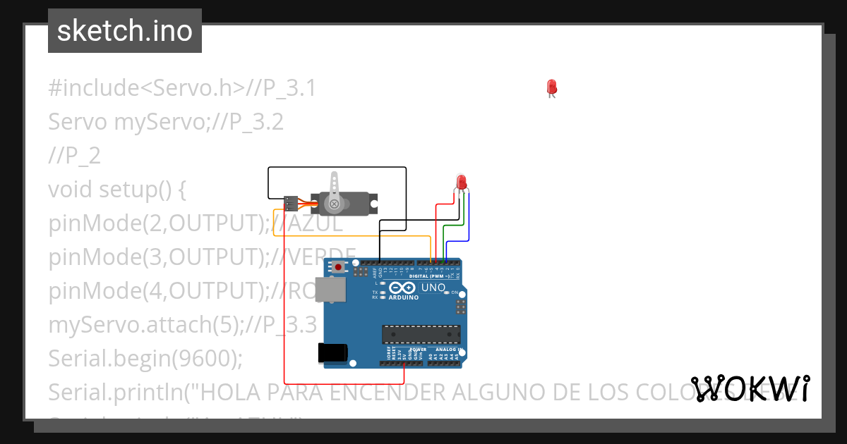 6A SERVO - Wokwi ESP32, STM32, Arduino Simulator