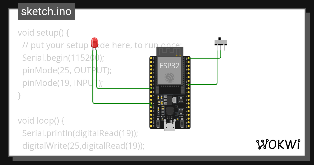 Switch Wokwi Esp32 Stm32 Arduino Simulator 6757
