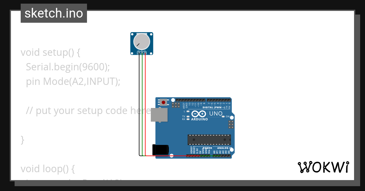 Potenio meter - Wokwi ESP32, STM32, Arduino Simulator Potenio meter - Wokwi ESP32, STM32, Arduino Simulator