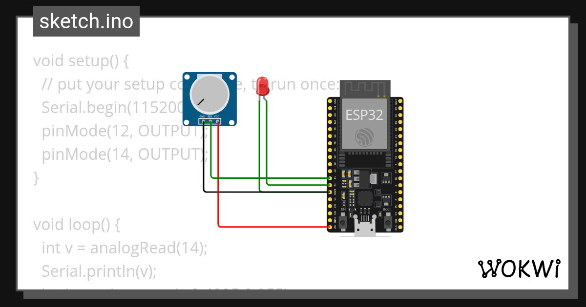509_Archana_potentiometer - Wokwi ESP32, STM32, Arduino Simulator
