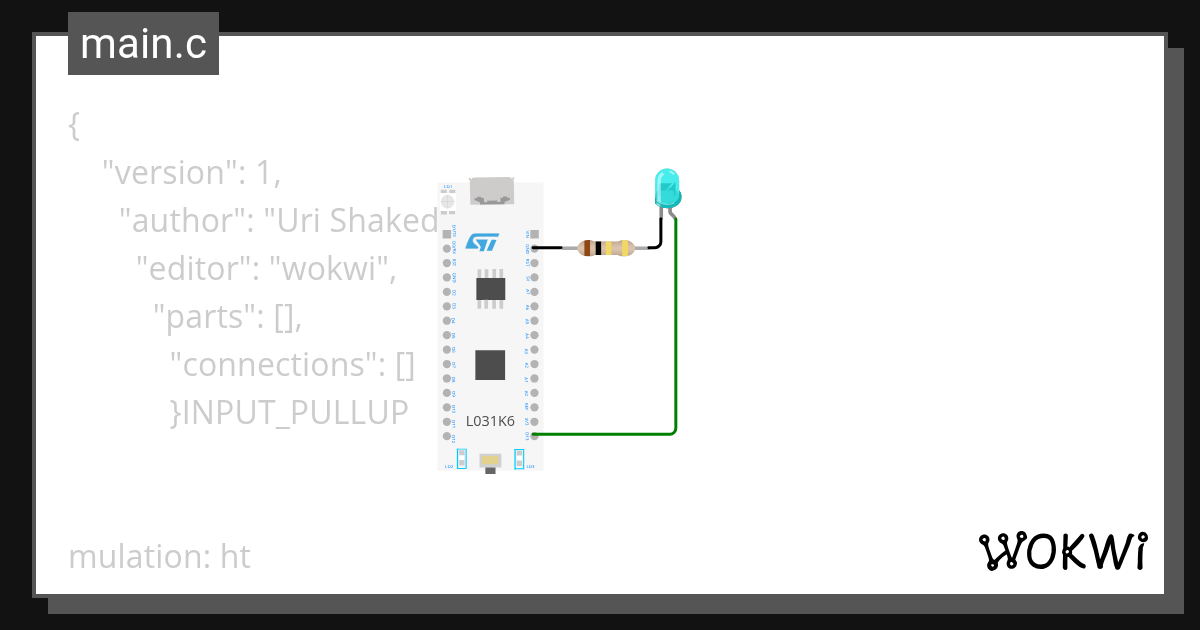 ST Nucleo L031 - HAL Copy (2) - Wokwi ESP32, STM32, Arduino Simulator