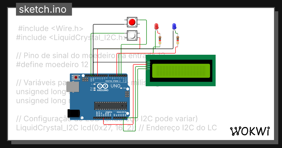 M.D.BEBIDAS 1 BICO POR LAERCIO Copy - Wokwi ESP32, STM32, Arduino Simulator